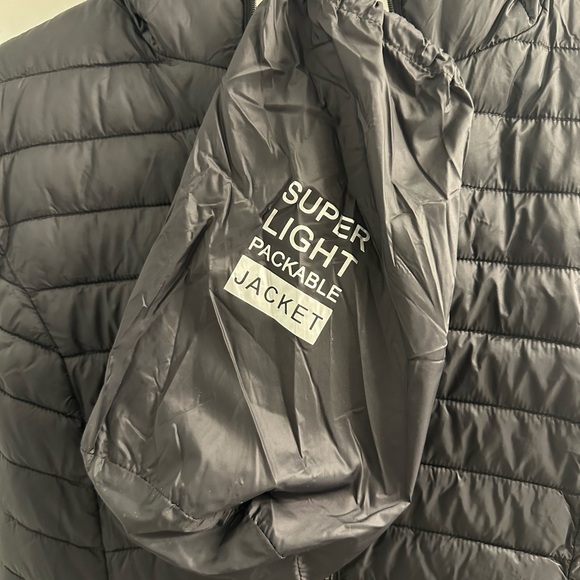 Primark | Jackets & Coats | Primark Black Super Light Packable Down ...